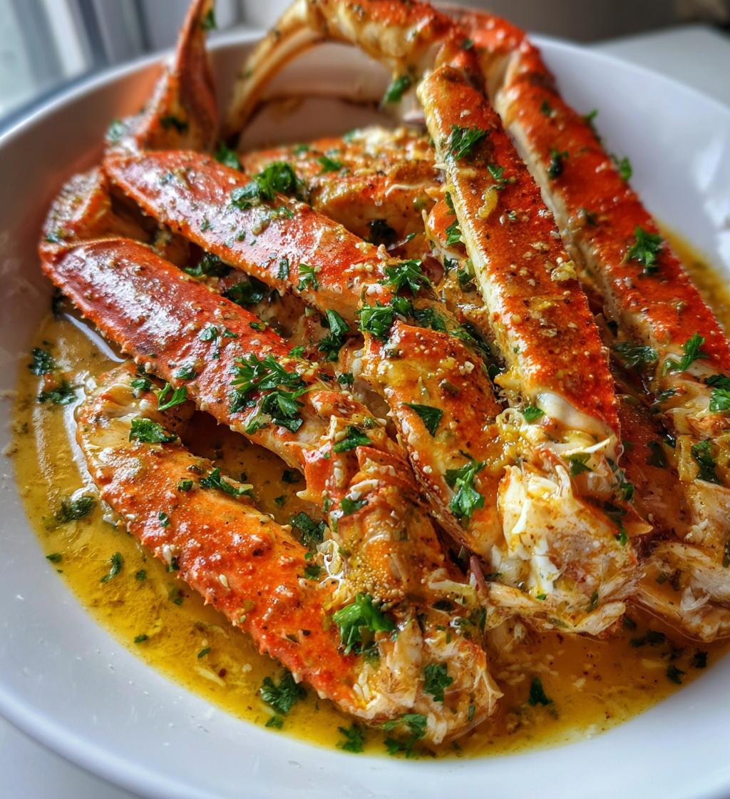 Baked Crab Legs in Garlic Butter Sauce: 5 Irresistible Steps – Vihaad ...