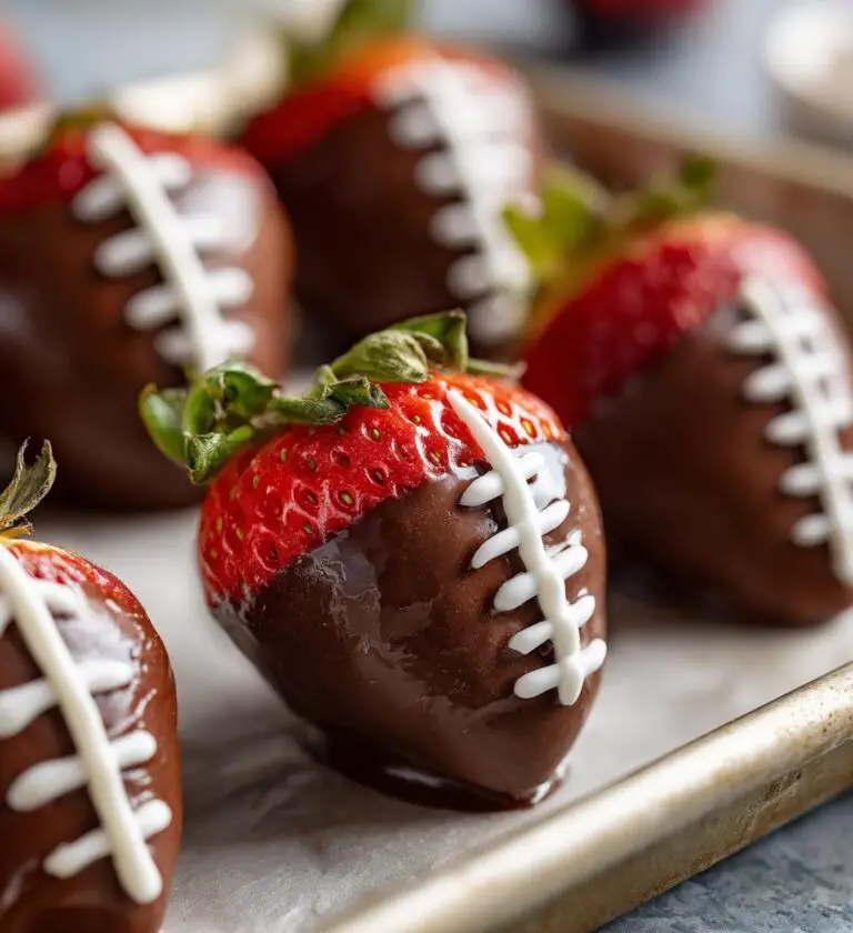 Football Chocolate Covered Strawberries: 5 Irresistible Steps – Vihaad ...
