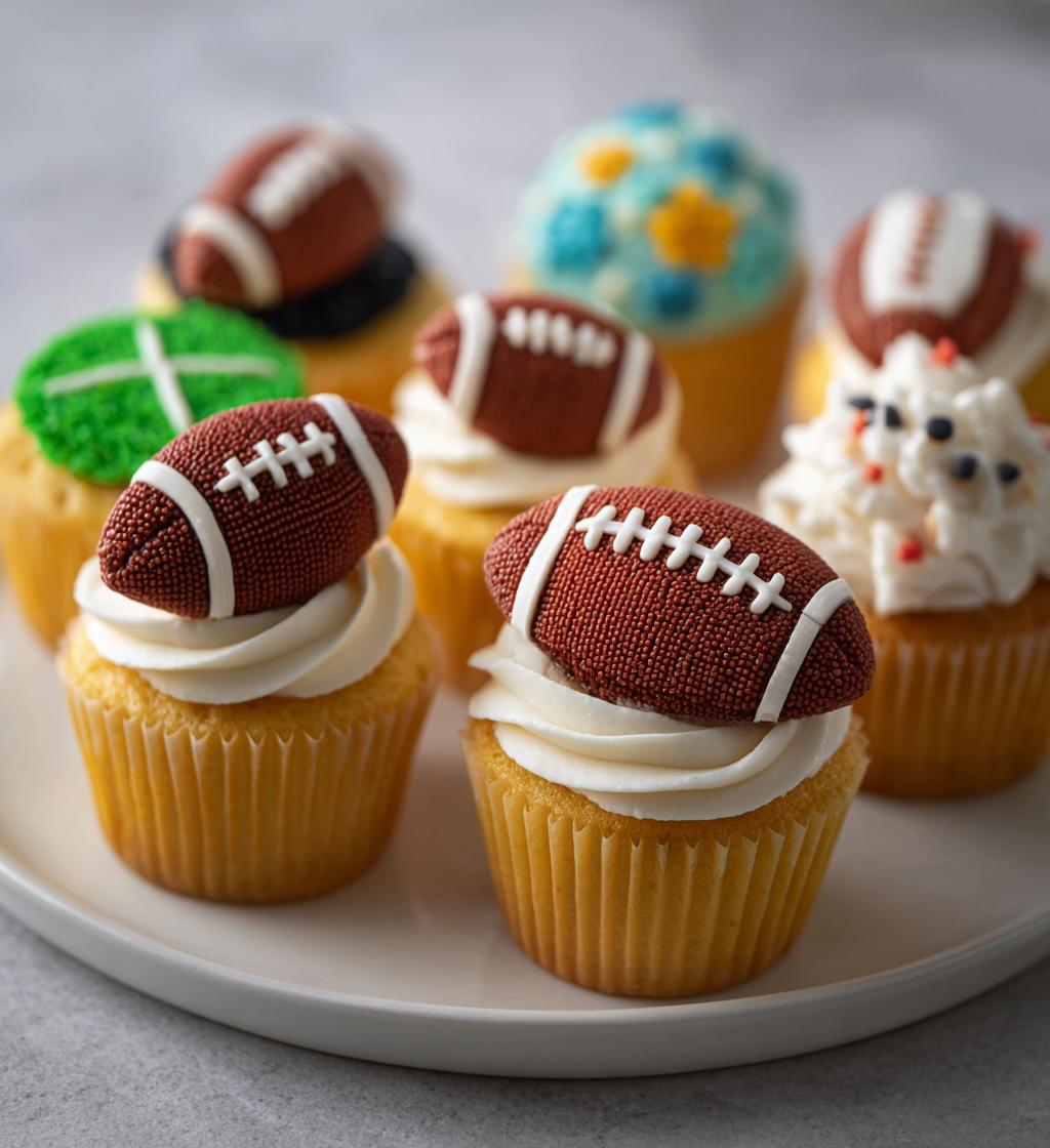 Football Cupcake Toppers: 5 Fun Ideas for Game Day – Vihaad Recettes