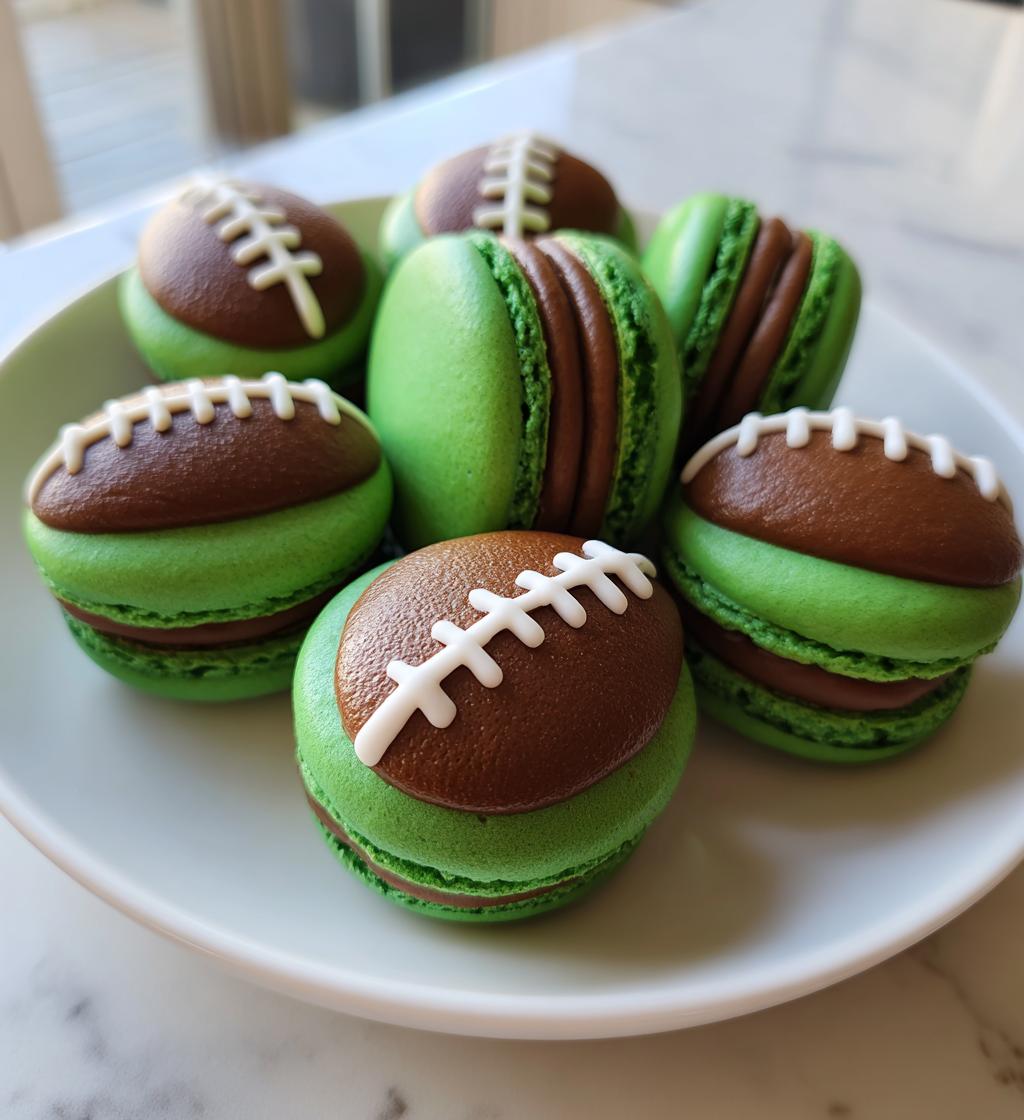 Football Macarons: 5 Ways to Make Game Day Sweet – Vihaad Recettes