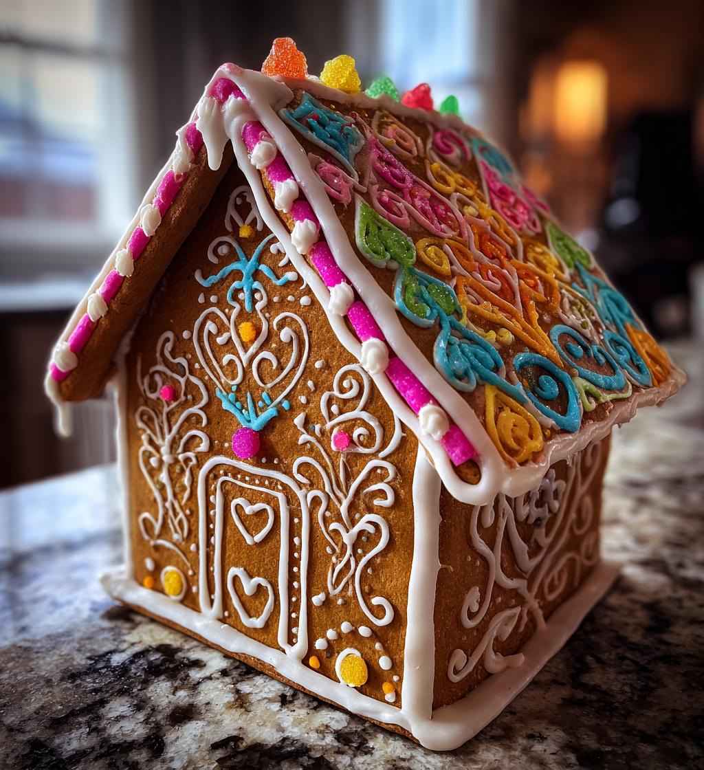Gingerbread House Roof Craft 7 Magical Memories Together Vihaad Recettes