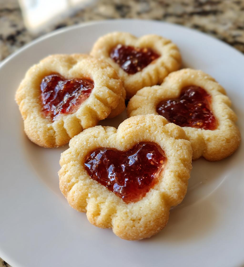Heart Shaped Thumbprint Cookies: 7 Sweet Takes on Joy – Vihaad Recettes