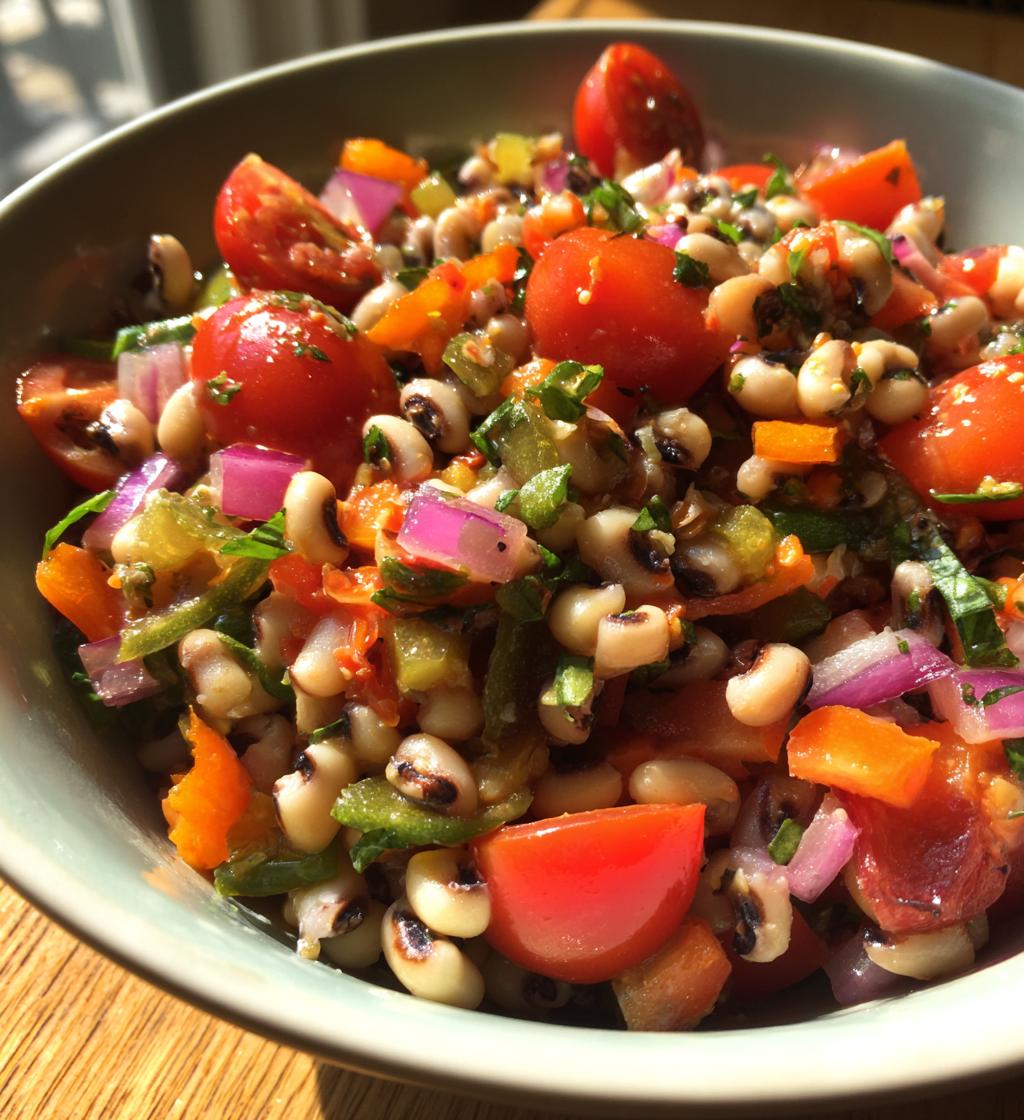 Hoppin’ John Salad: 7 Flavorful Steps to a Vibrant Dish – Vihaad Recettes