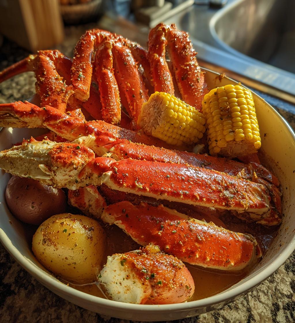 King Crab Legs Boil: 5 Steps to Seafood Bliss – Vihaad Recettes