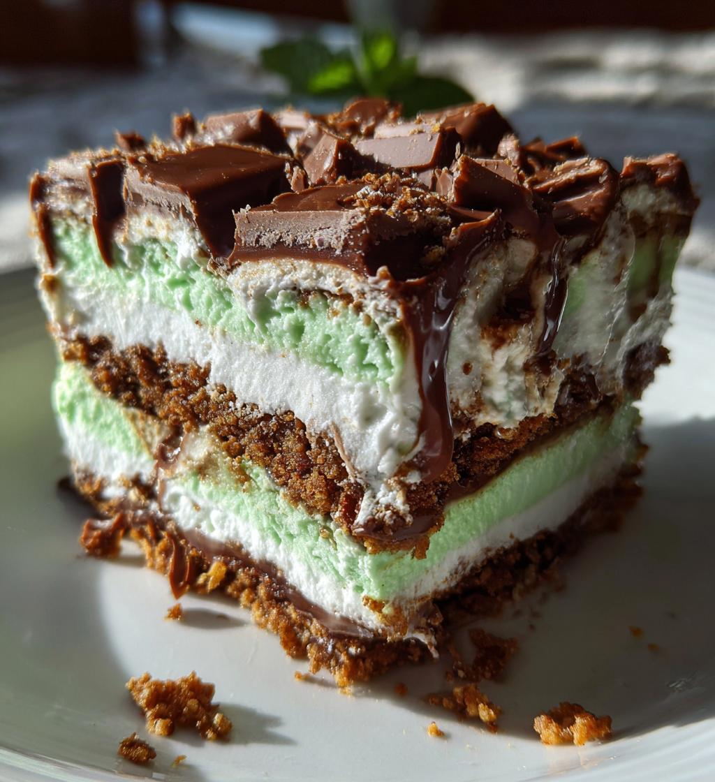 Peppermint Crisp Tart: 5 Layers of Minty Delightfulness – Vihaad Recettes