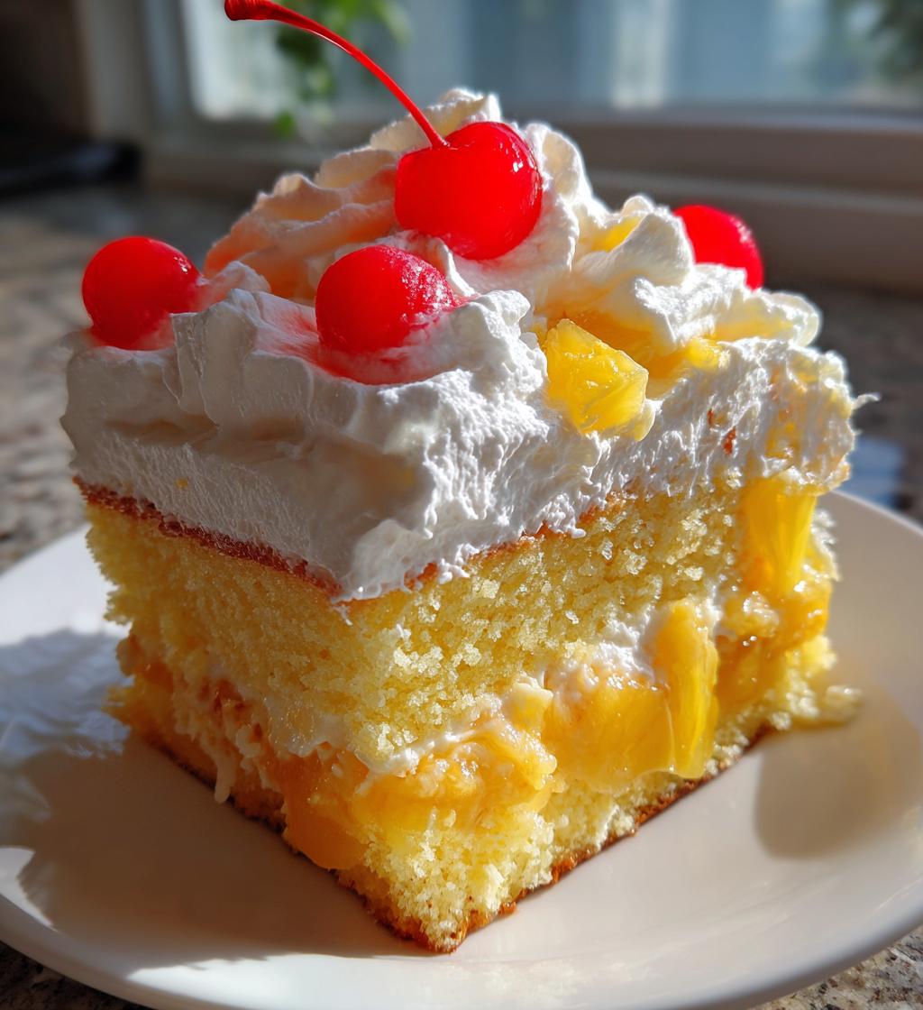 Pineapple Cool Whip Cake: 7 Layers of Tropical Bliss – Vihaad Recettes