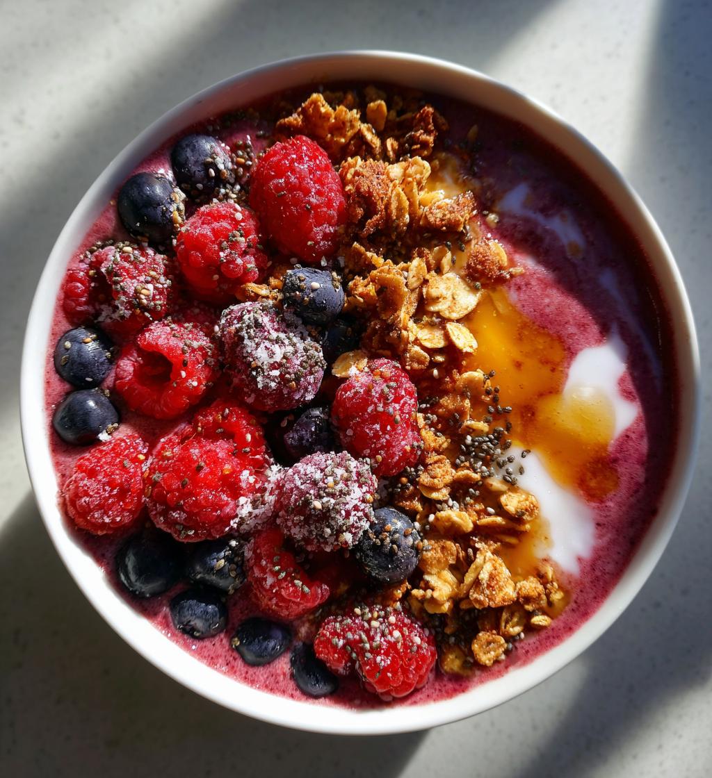 Super Berry Acai Bowl: 4 Steps to Heaven in a Bowl – Vihaad Recettes